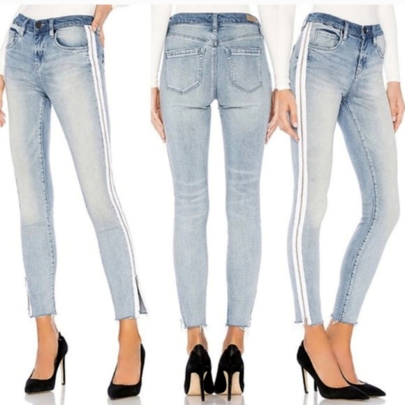 Blank NYC | Jeans | Blank Nyc The Great Jones Cropped Skinny Side Zip ...